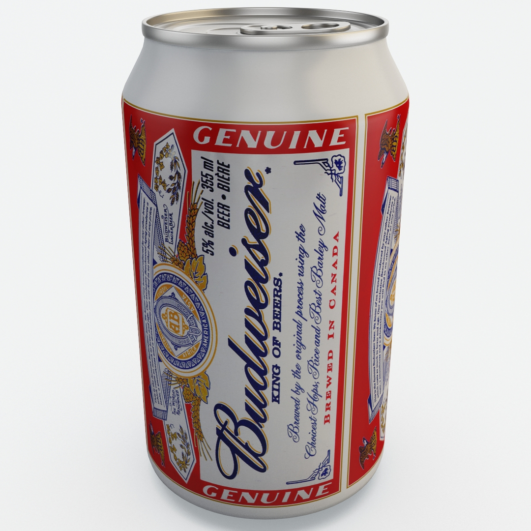 3d budweiser beer