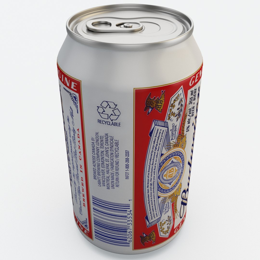 3d Budweiser Beer