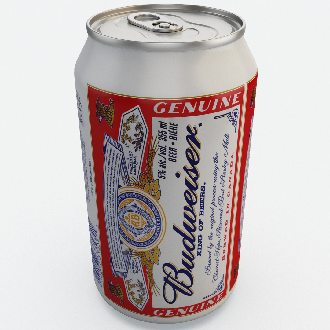 3d budweiser beer