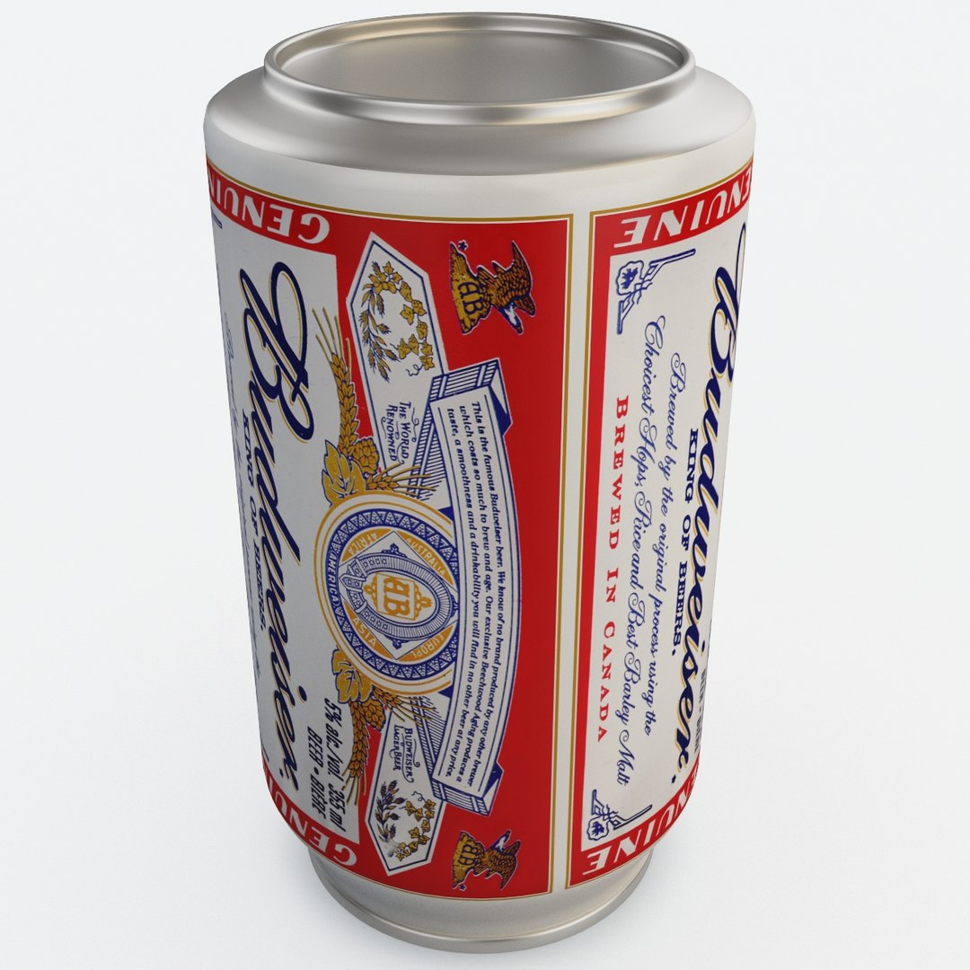 3d Budweiser Beer