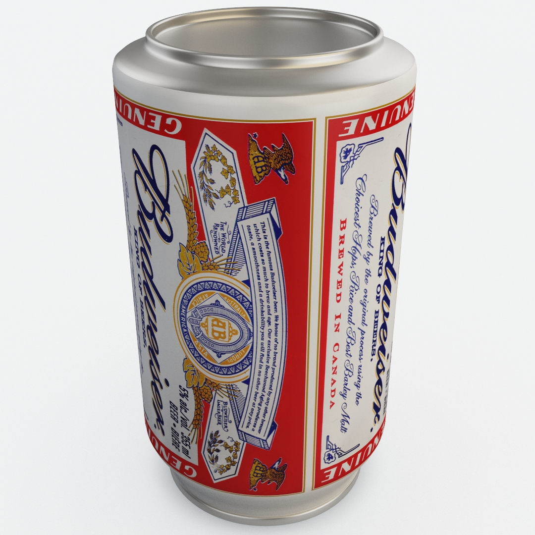 3d budweiser beer