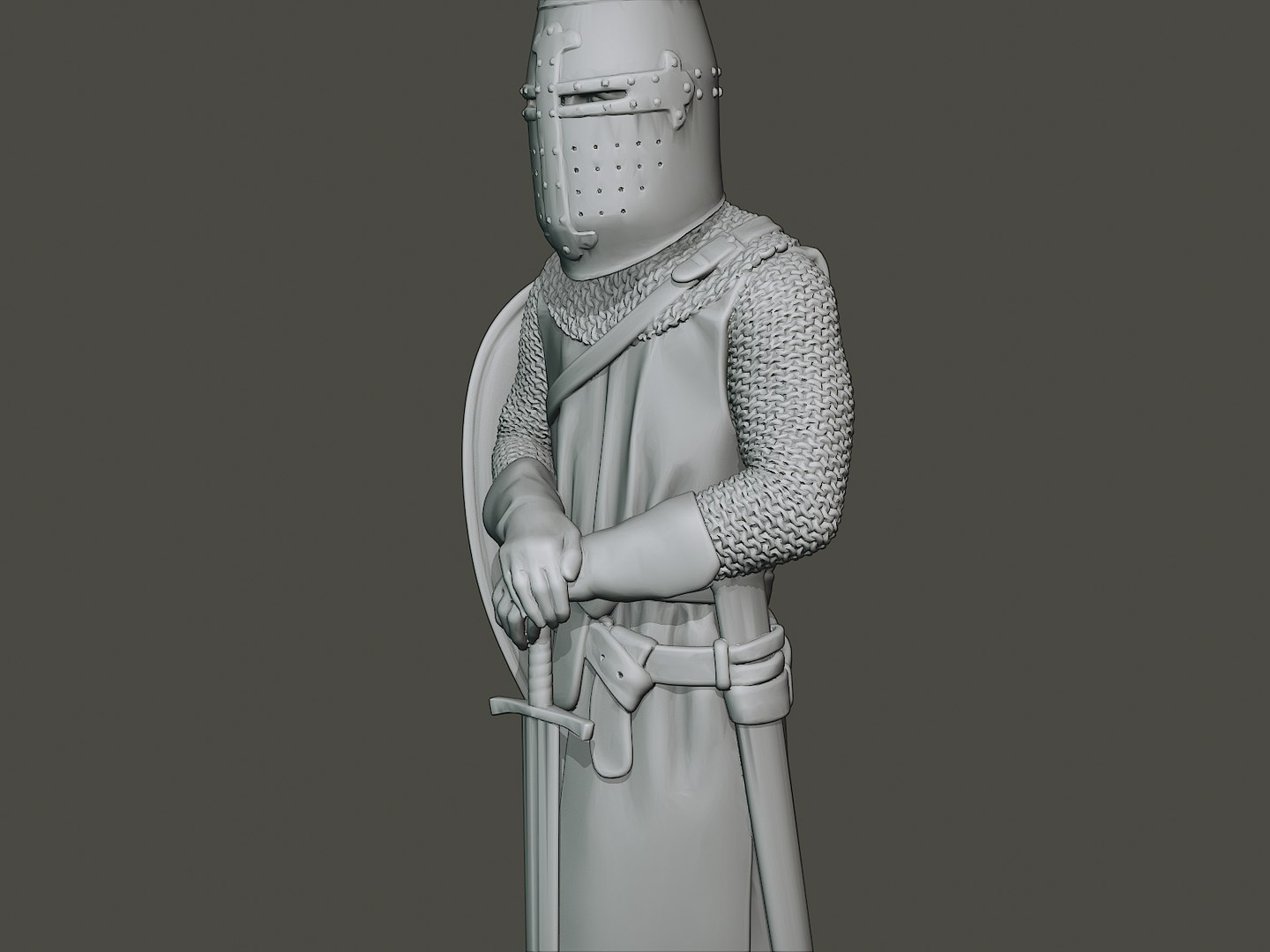 3D knight templar stand t1 - TurboSquid 1465190