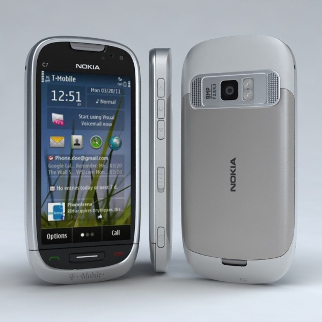 3d Nokia C7 Astound Model