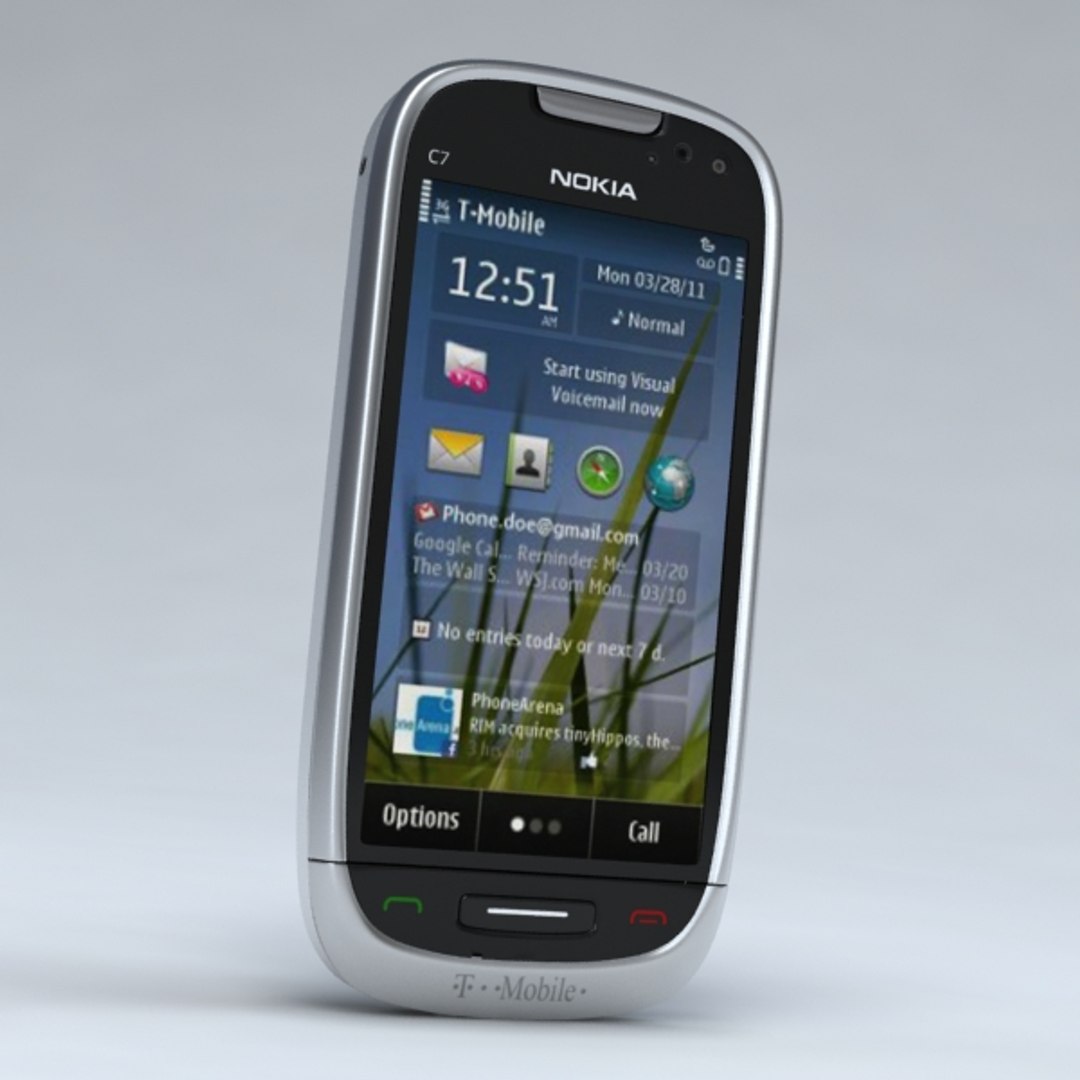 3d Nokia C7 Astound Model