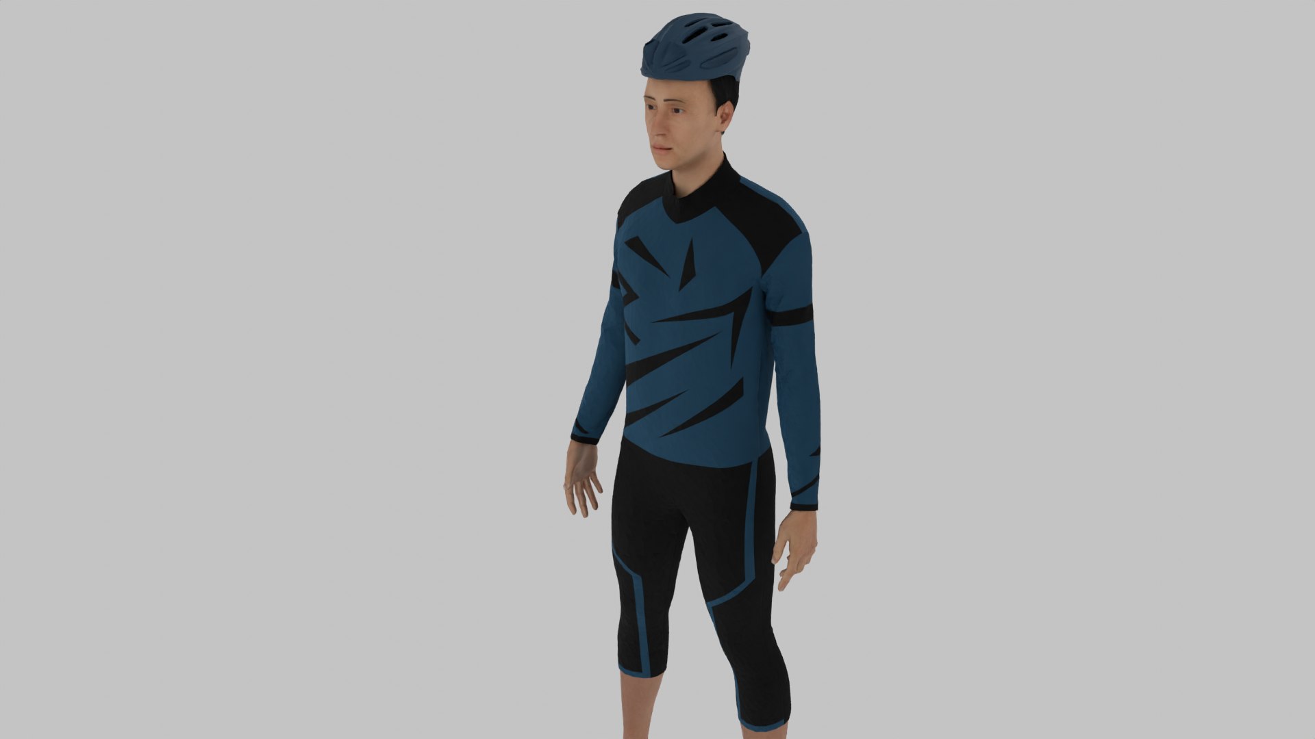 3D Model Cyclist Character - TurboSquid 1970944
