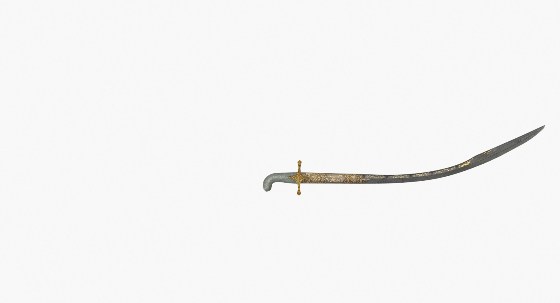 3D Ottoman Sword - TurboSquid 1303829