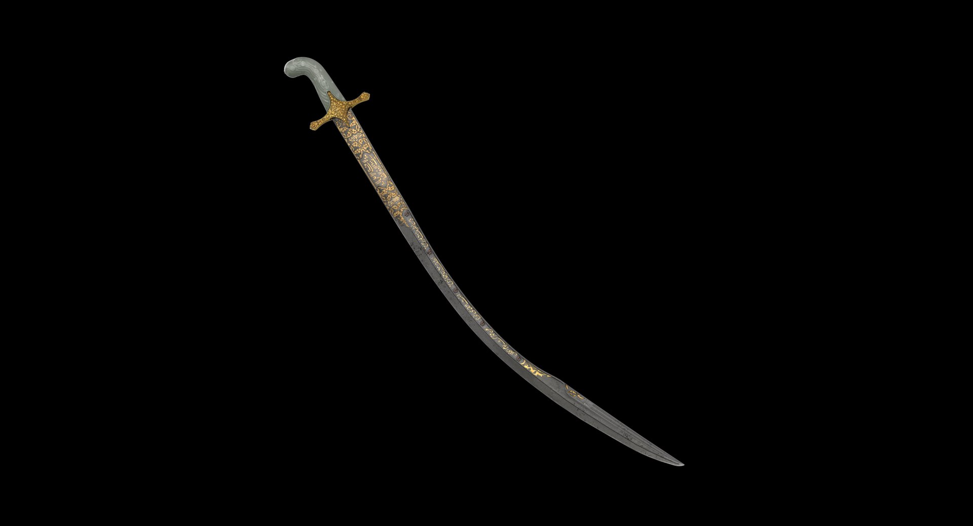 3D Ottoman Sword - TurboSquid 1303829