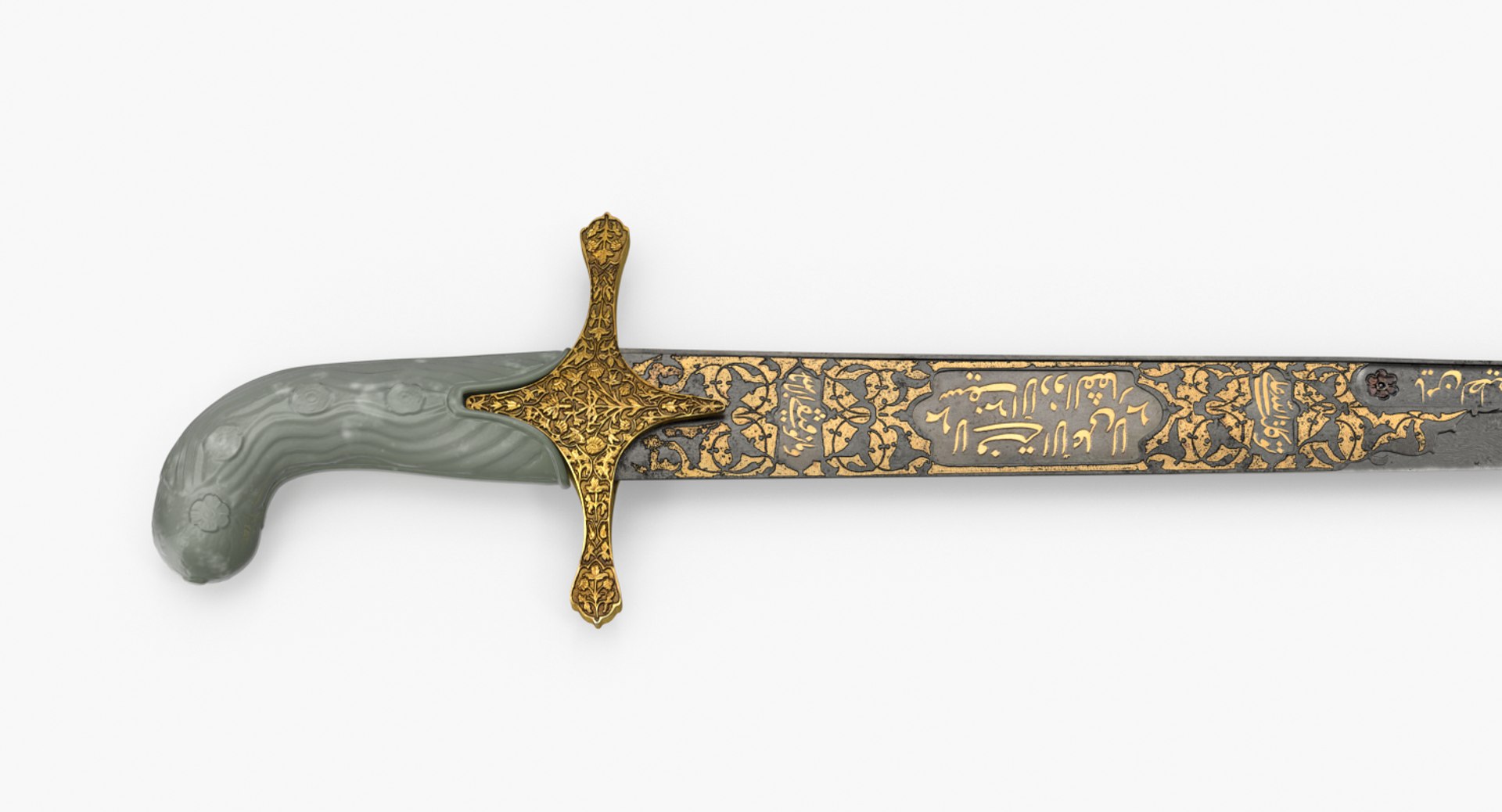 3D Ottoman Sword - TurboSquid 1303829