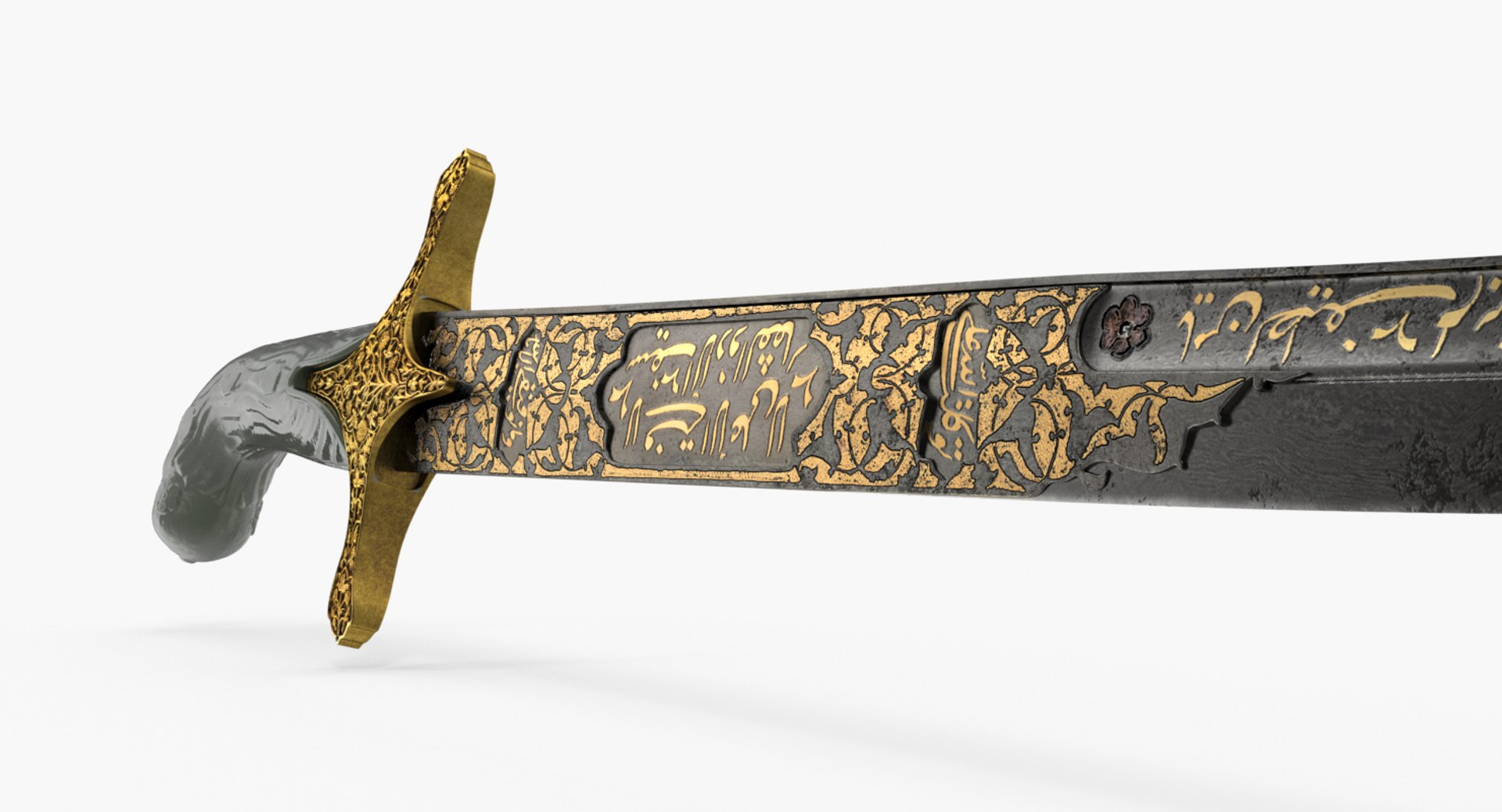 3D Ottoman Sword - TurboSquid 1303829