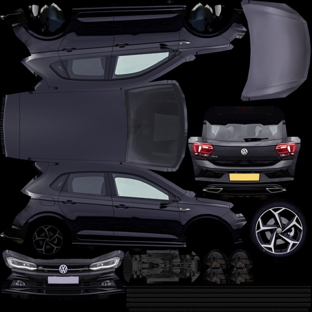 2017 Polo R-line 3D Model - TurboSquid 1396636