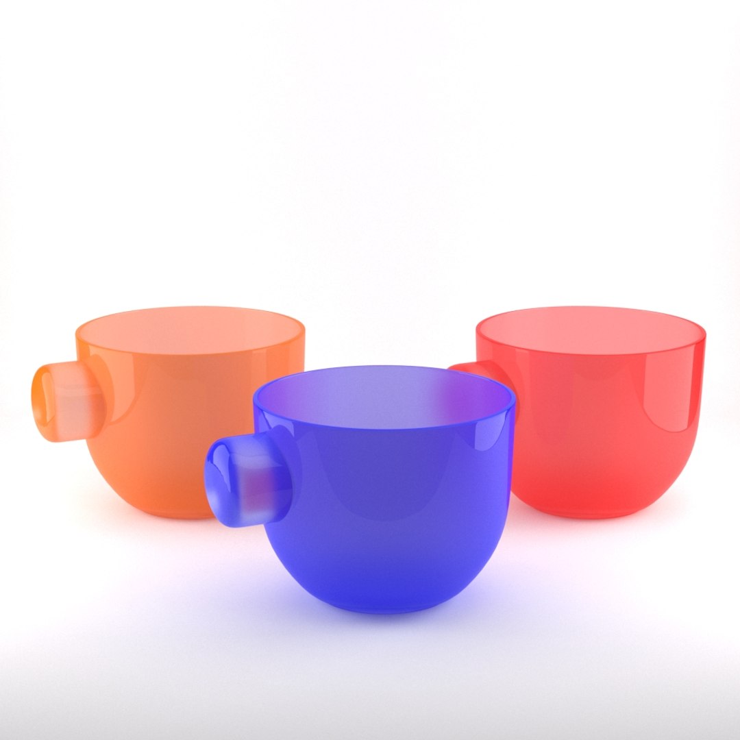 3D Set Cups Model - TurboSquid 1201204