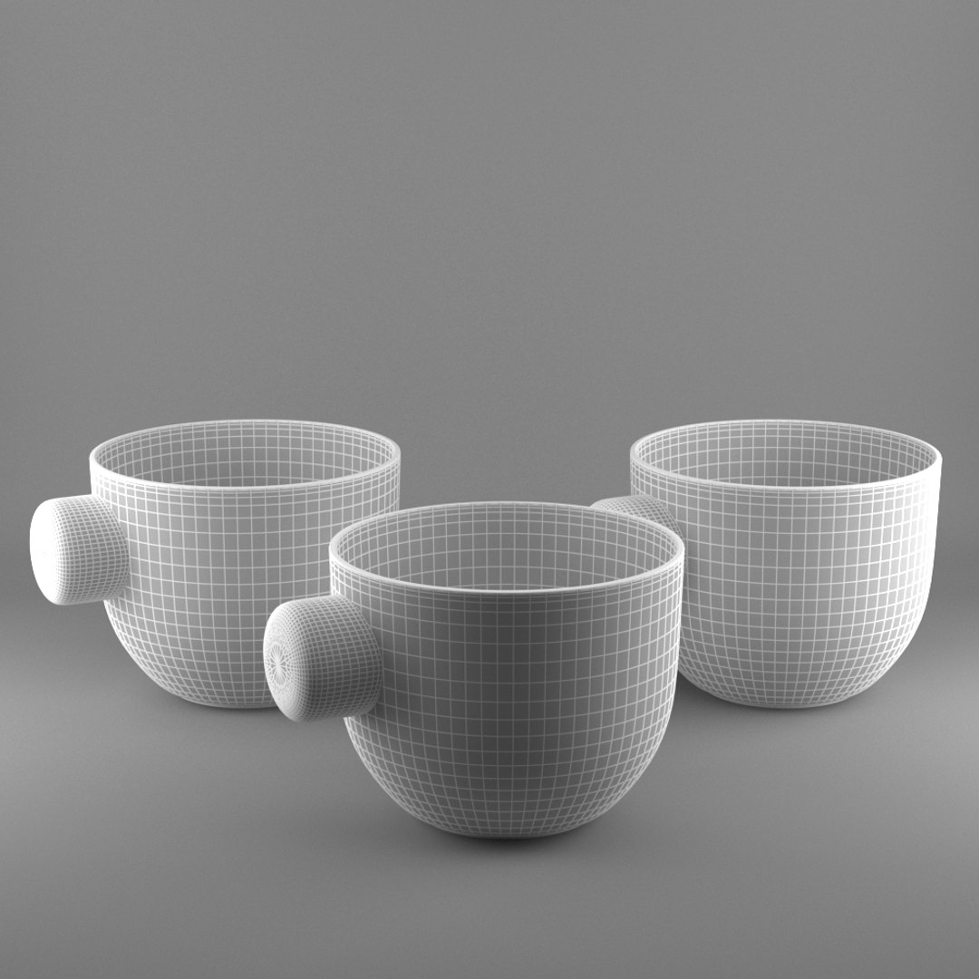 3D Set Cups Model - TurboSquid 1201204