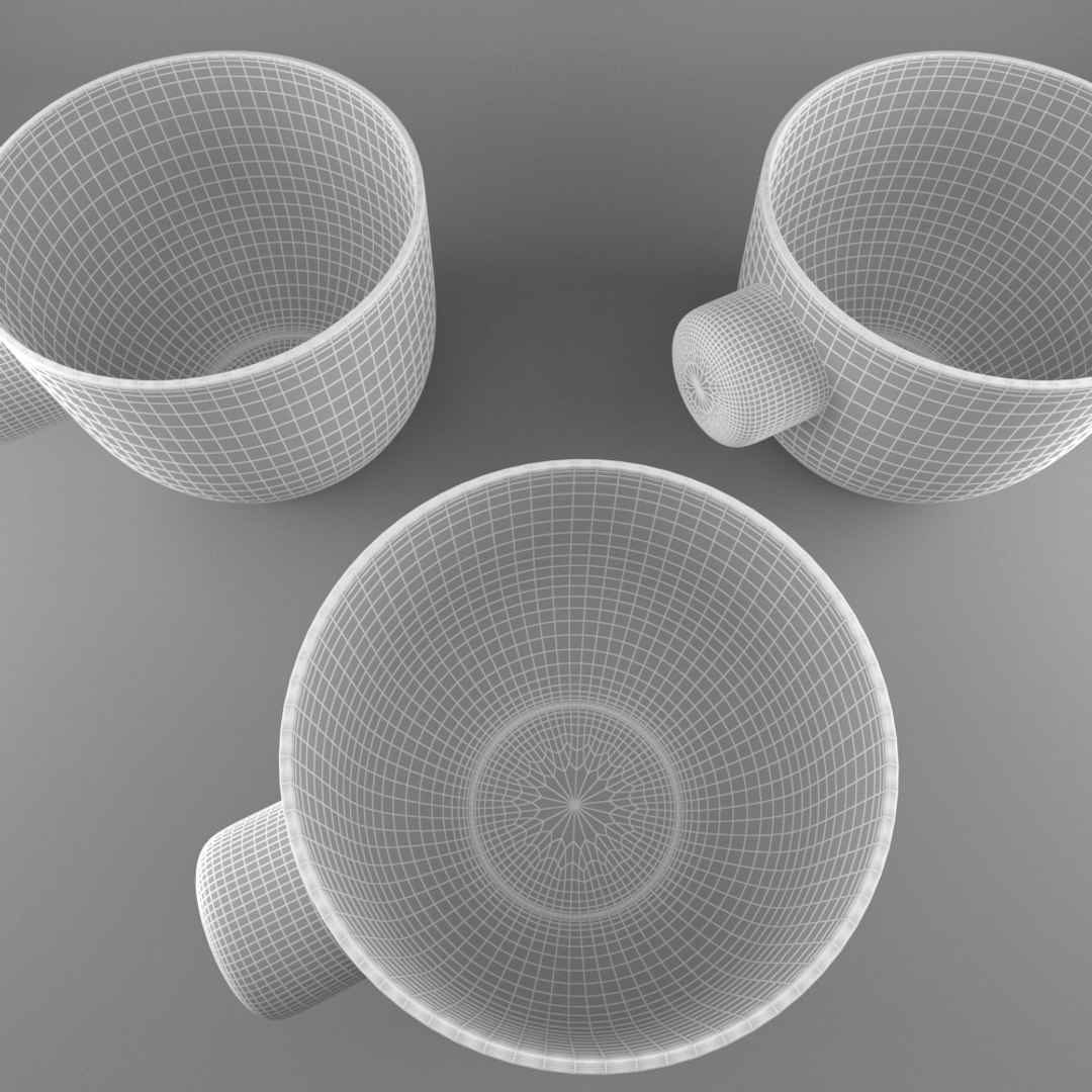3D Set Cups Model - TurboSquid 1201204