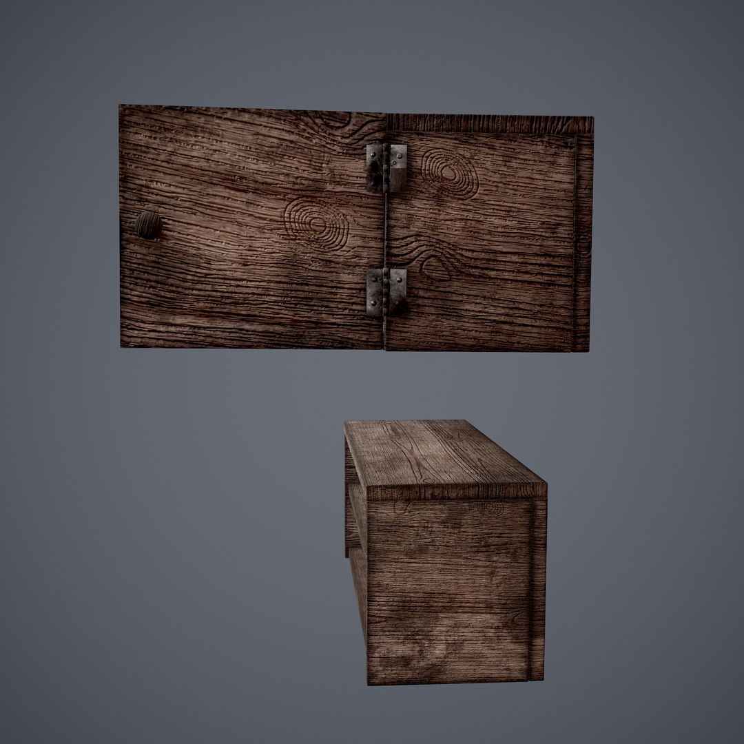 Tavern Cupboard Counter Set 3D Model - TurboSquid 1430699