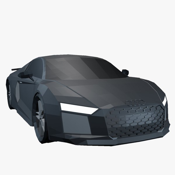 modelo 3d Audi R8 V10 Plus 2016 - Aparejo de baja poligonización ...