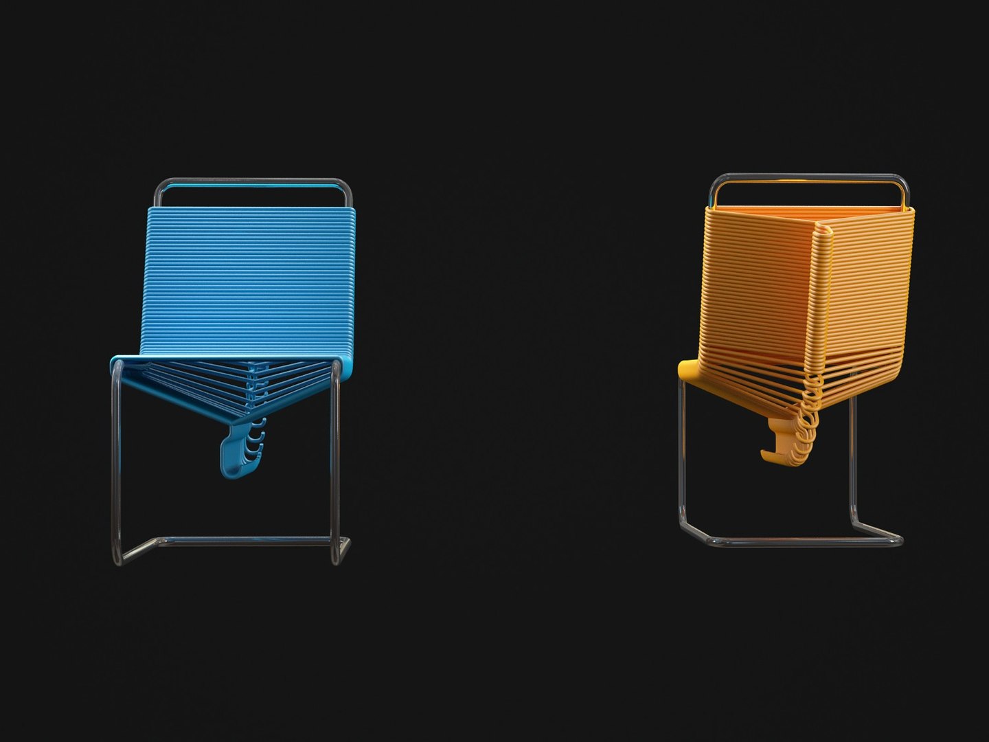 coat-check-chair 3d model