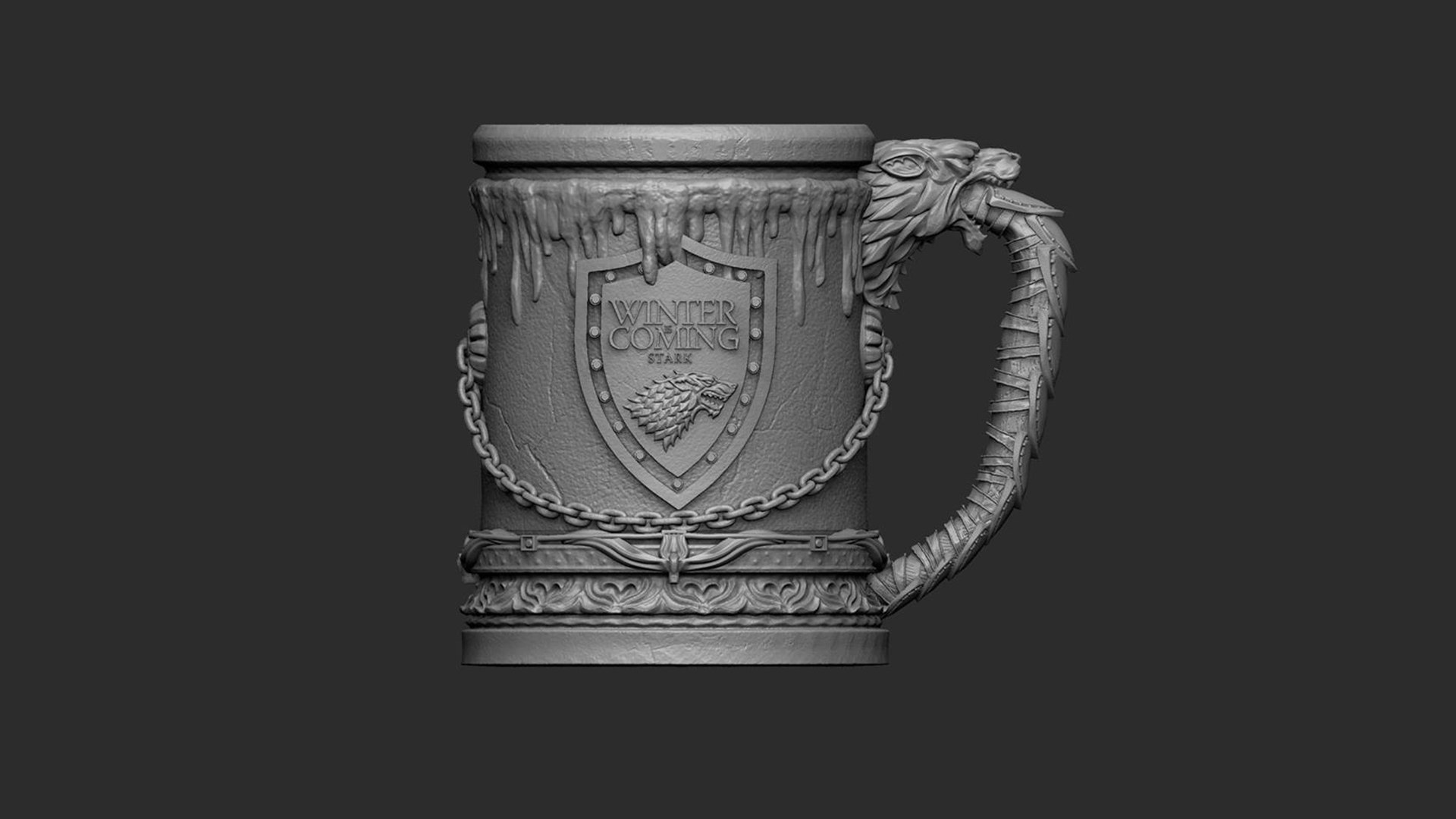 3D Model House Stark Jar STL 3D Print Files - TurboSquid 2276236