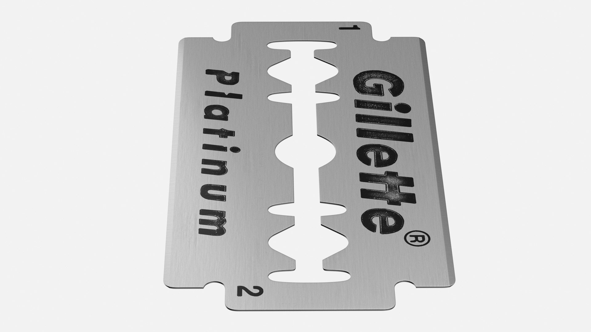 3D Razor Blade Gillette - TurboSquid 1945002