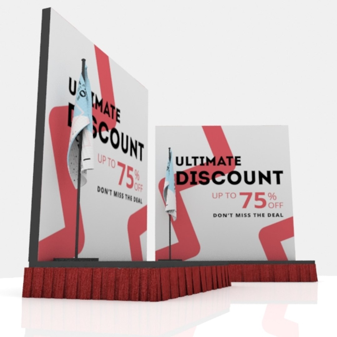 Little Stage Skirting Backdrop 3D Model - TurboSquid 1547244