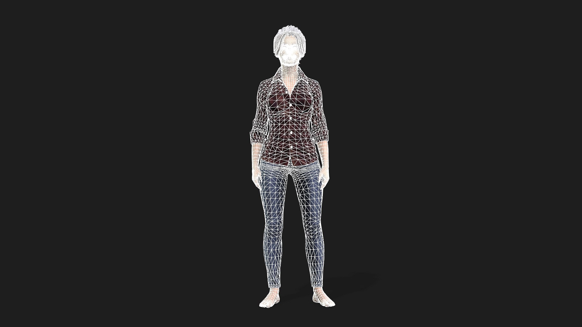 3D Model Highly Detailed 3D Model Of A Girl - TurboSquid 2337010