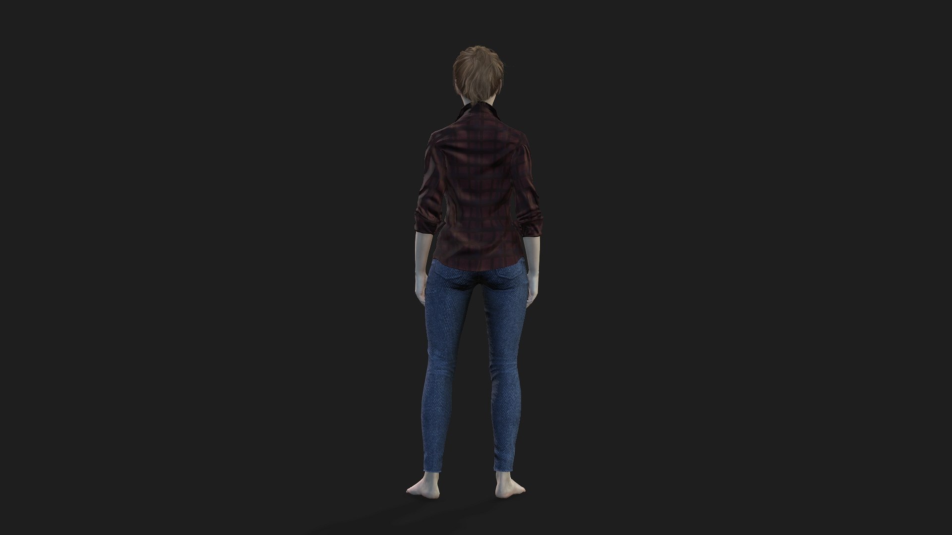 3D Model Highly Detailed 3D Model Of A Girl - TurboSquid 2337010