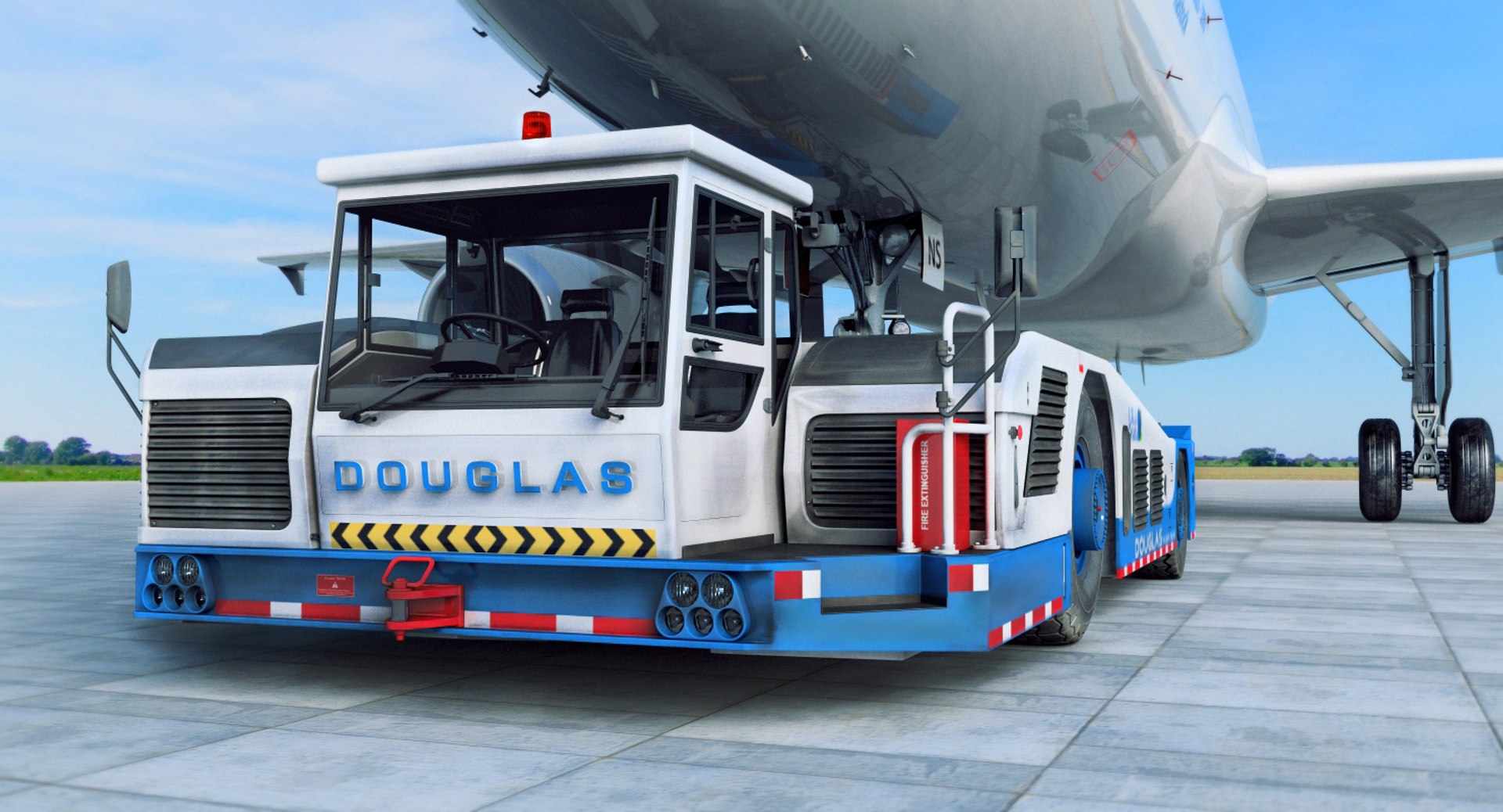 Max Aircraft Towing Tractor Douglas