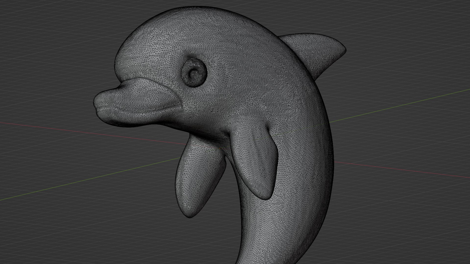 Dolphin print 3D model - TurboSquid 1872882