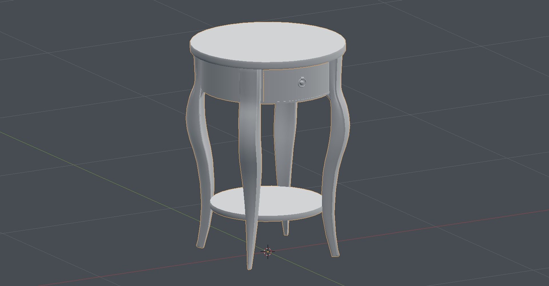 Wood corner table 3D model - TurboSquid 1363439