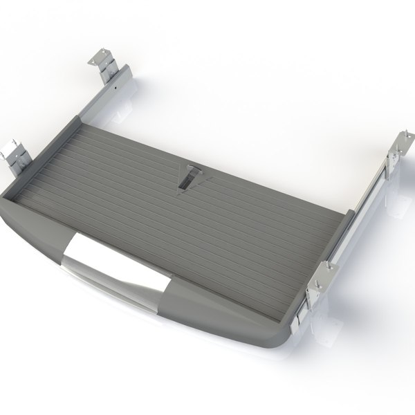 3d model shelf keyboard