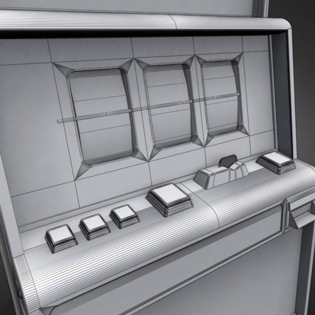 3d Casino Slot Machines Model
