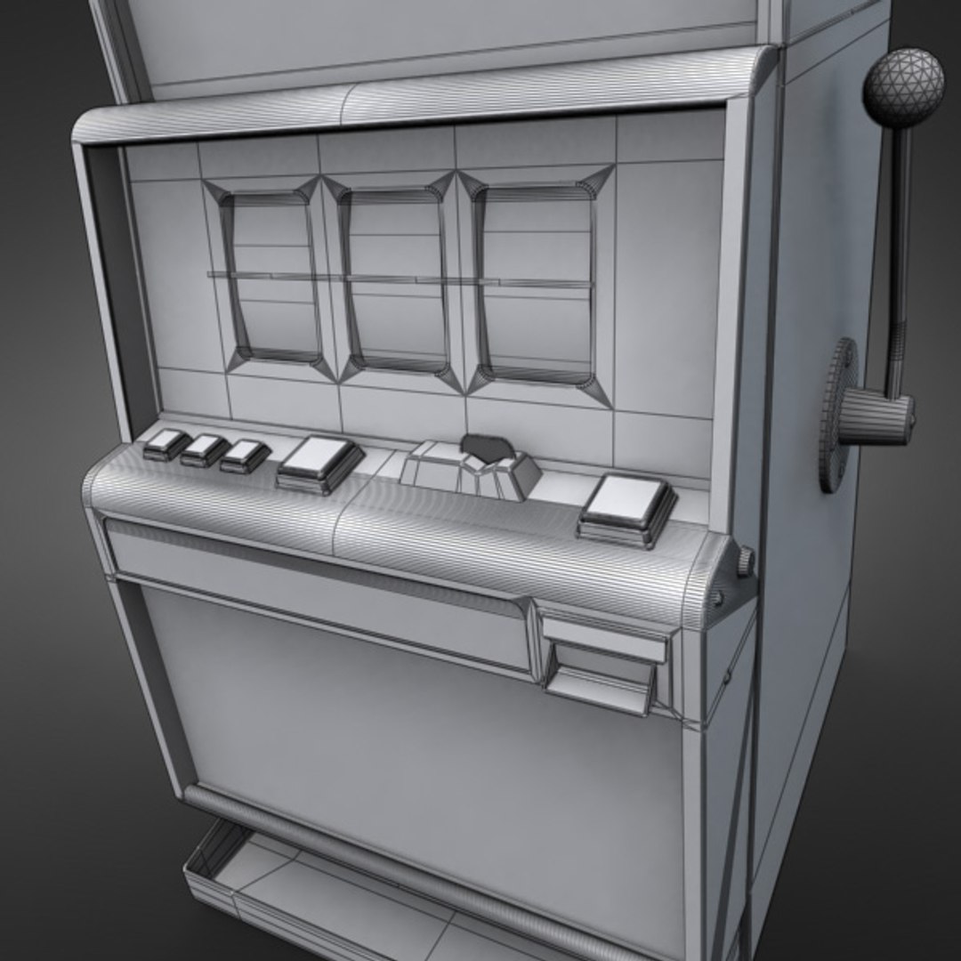 3d Casino Slot Machines Model