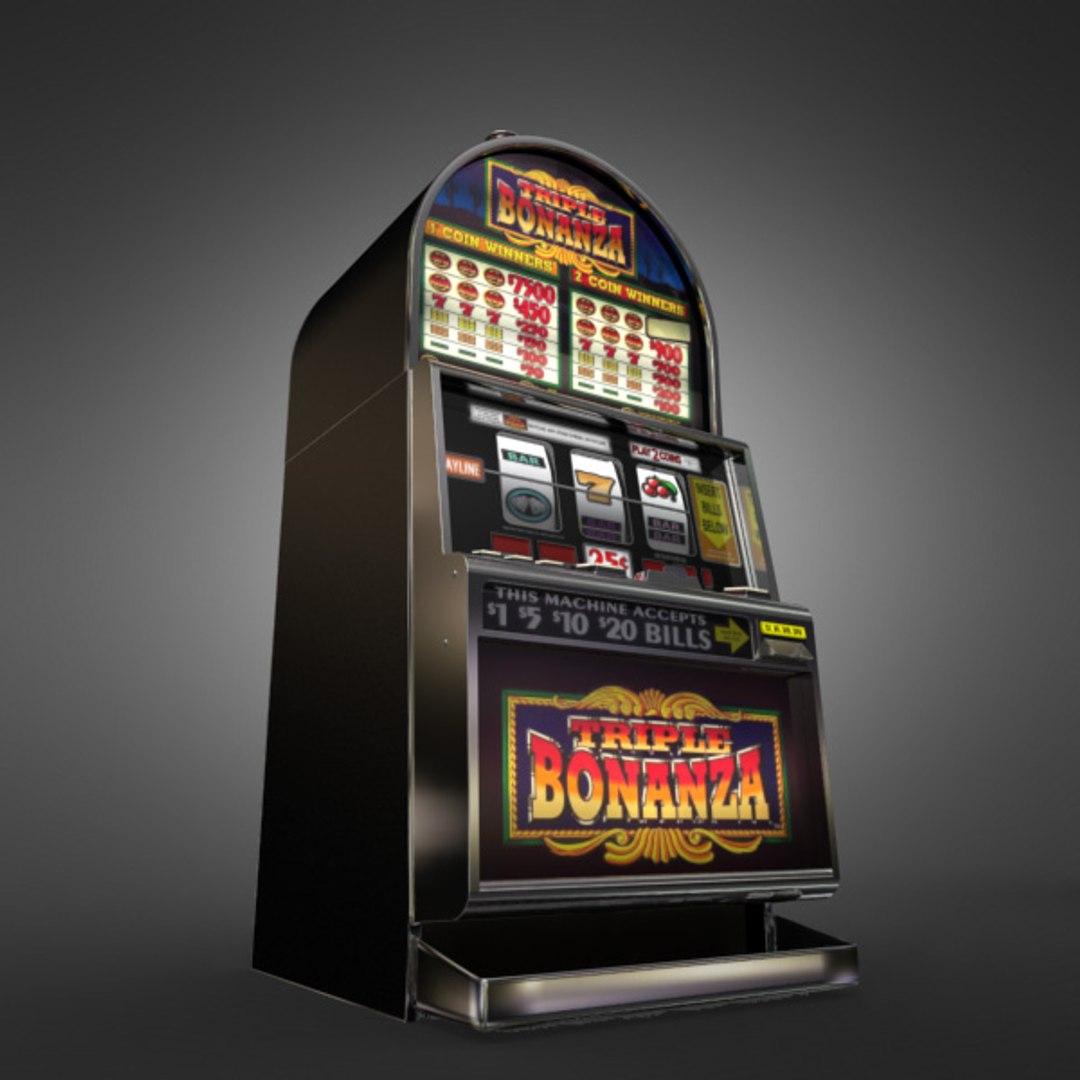 3d Casino Slot Machines Model