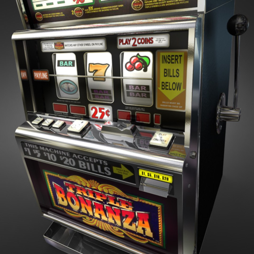 3d Casino Slot Machines Model