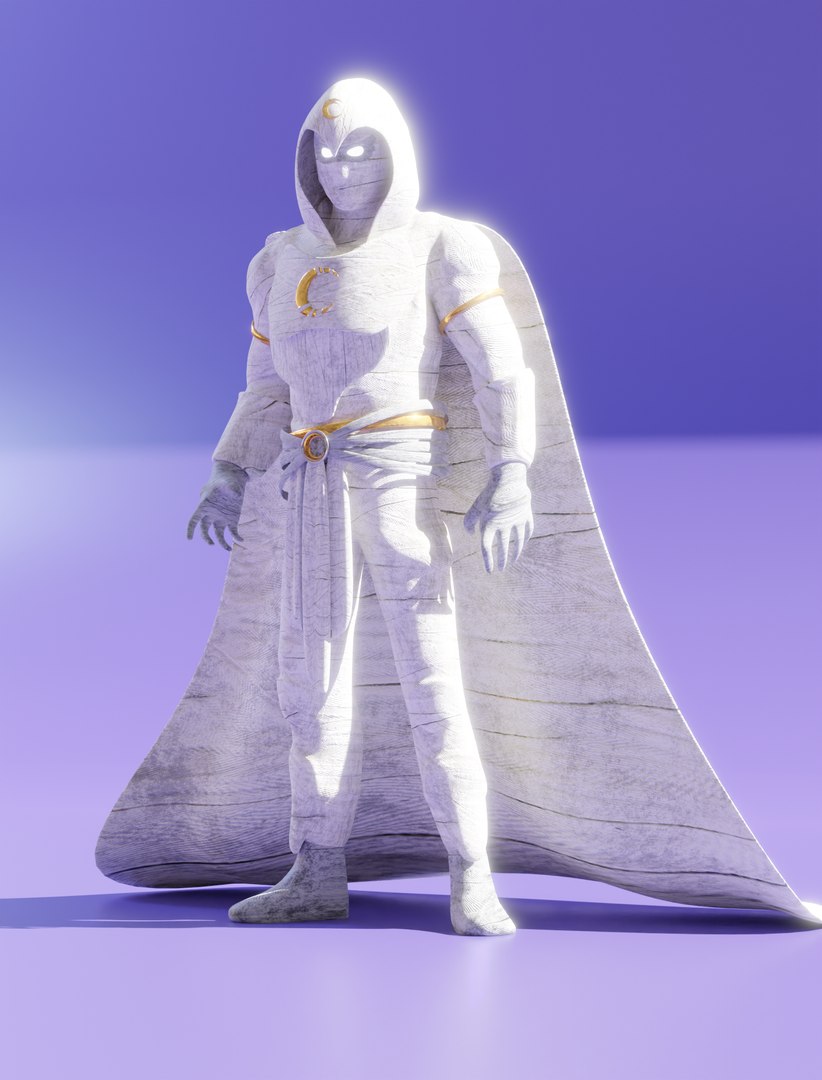 Moon Knight 3D Model - TurboSquid 1886007