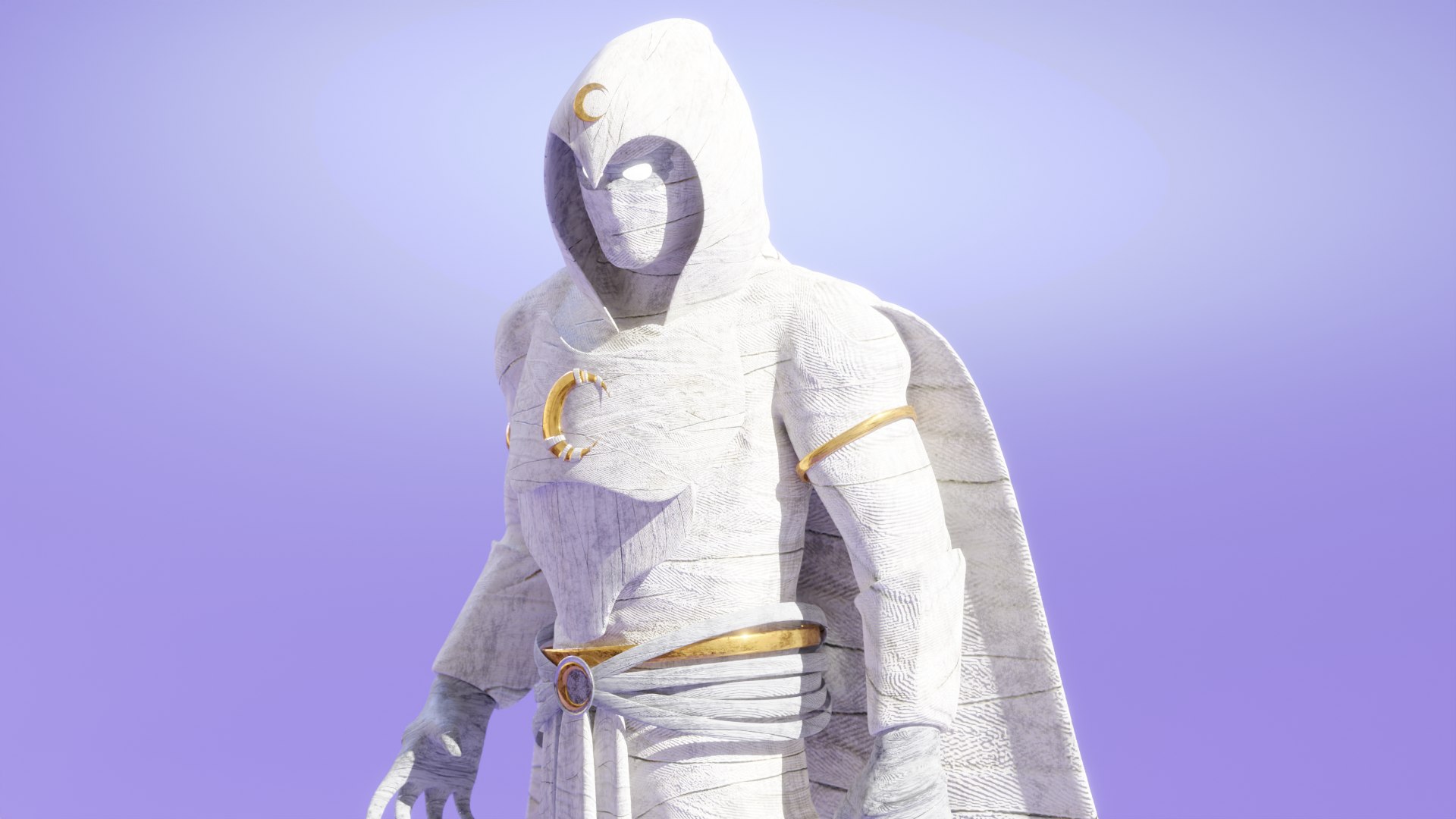Moon Knight 3D Model - TurboSquid 1886007