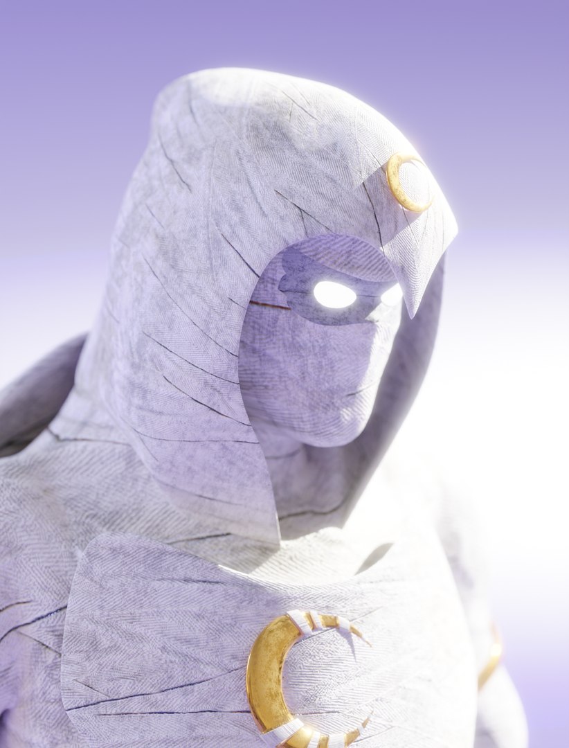 Moon Knight 3D Model - TurboSquid 1886007