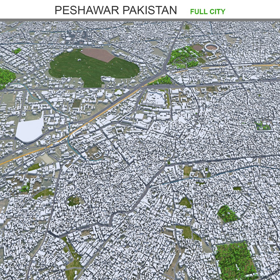 Peshawar Pakistan 3D Model - TurboSquid 2135114