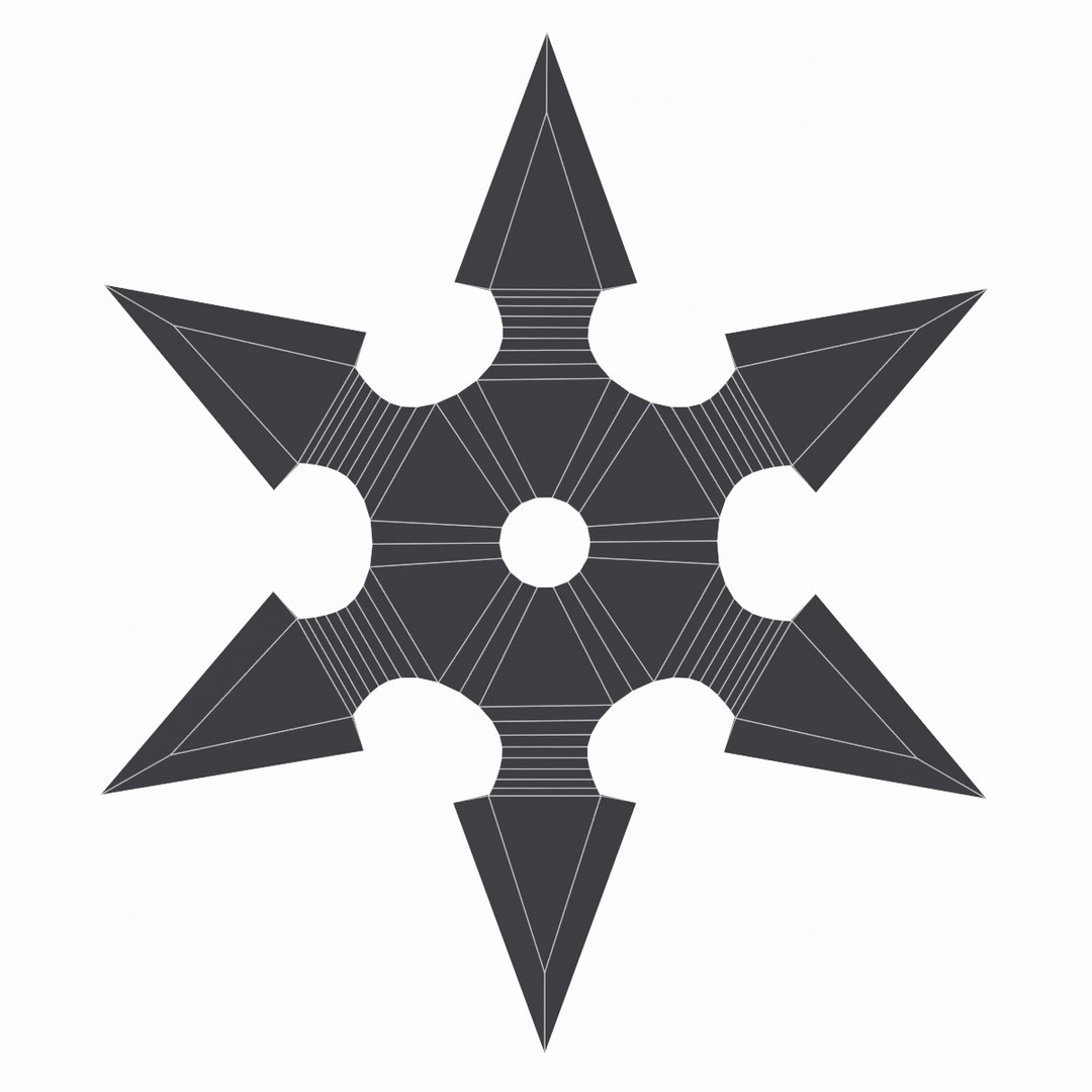 shuriken 3d model
