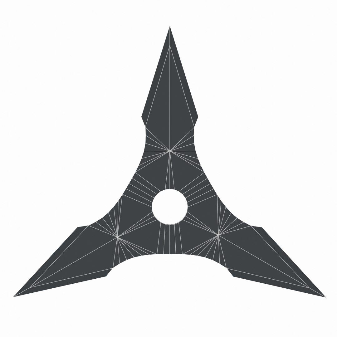 shuriken 3d model
