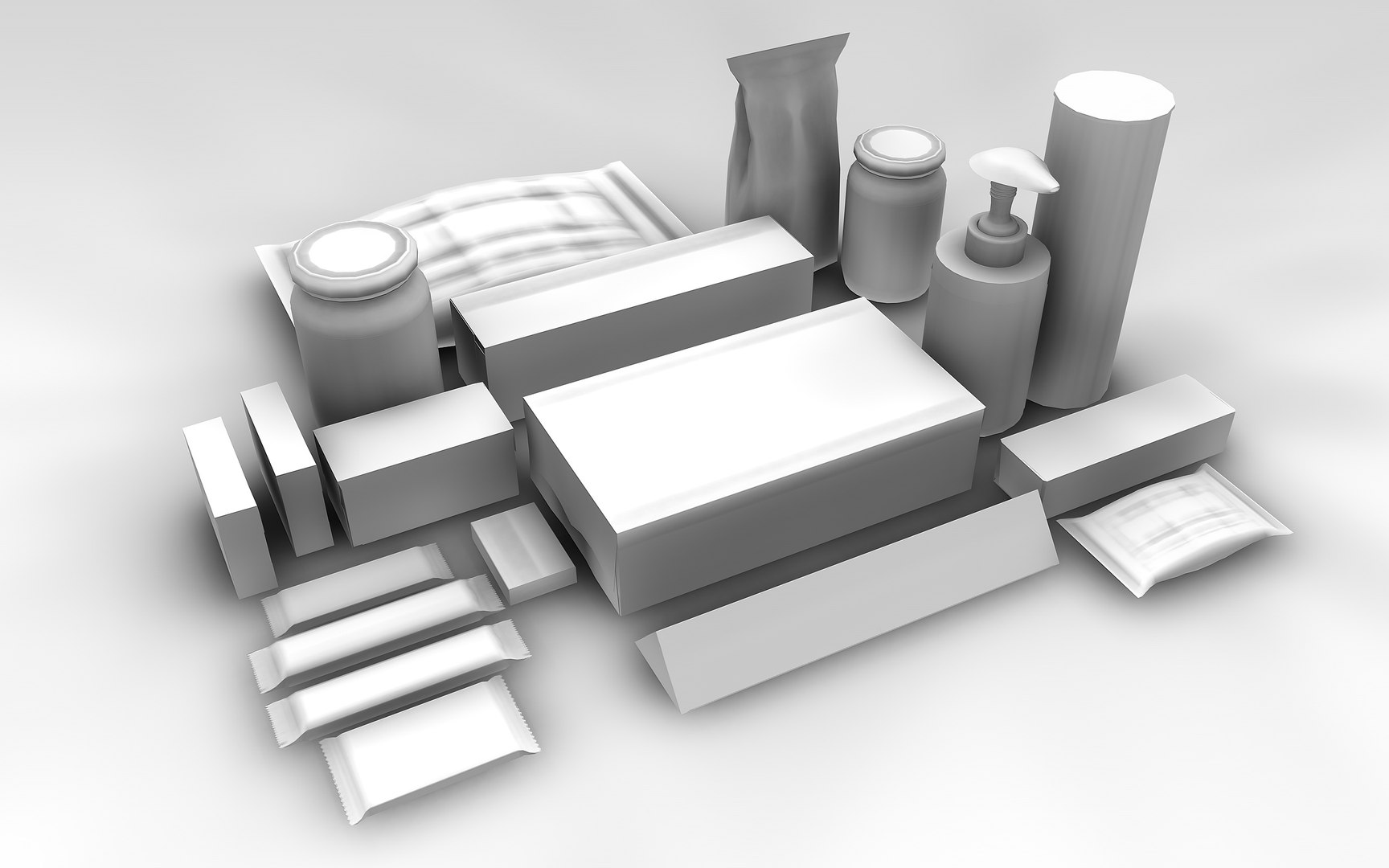 3D Food Packaging Collection - TurboSquid 1890721