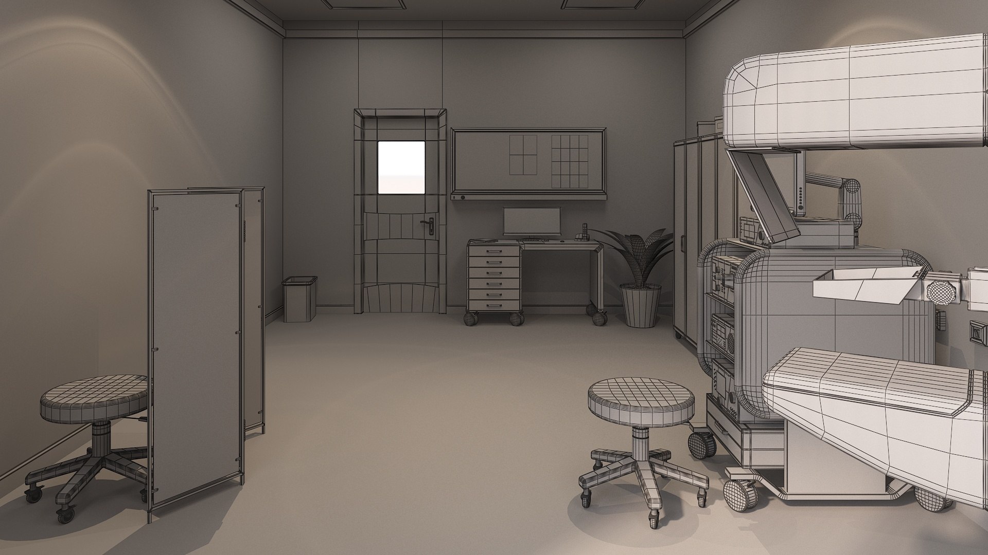 Mammography Room 3D - TurboSquid 2230142