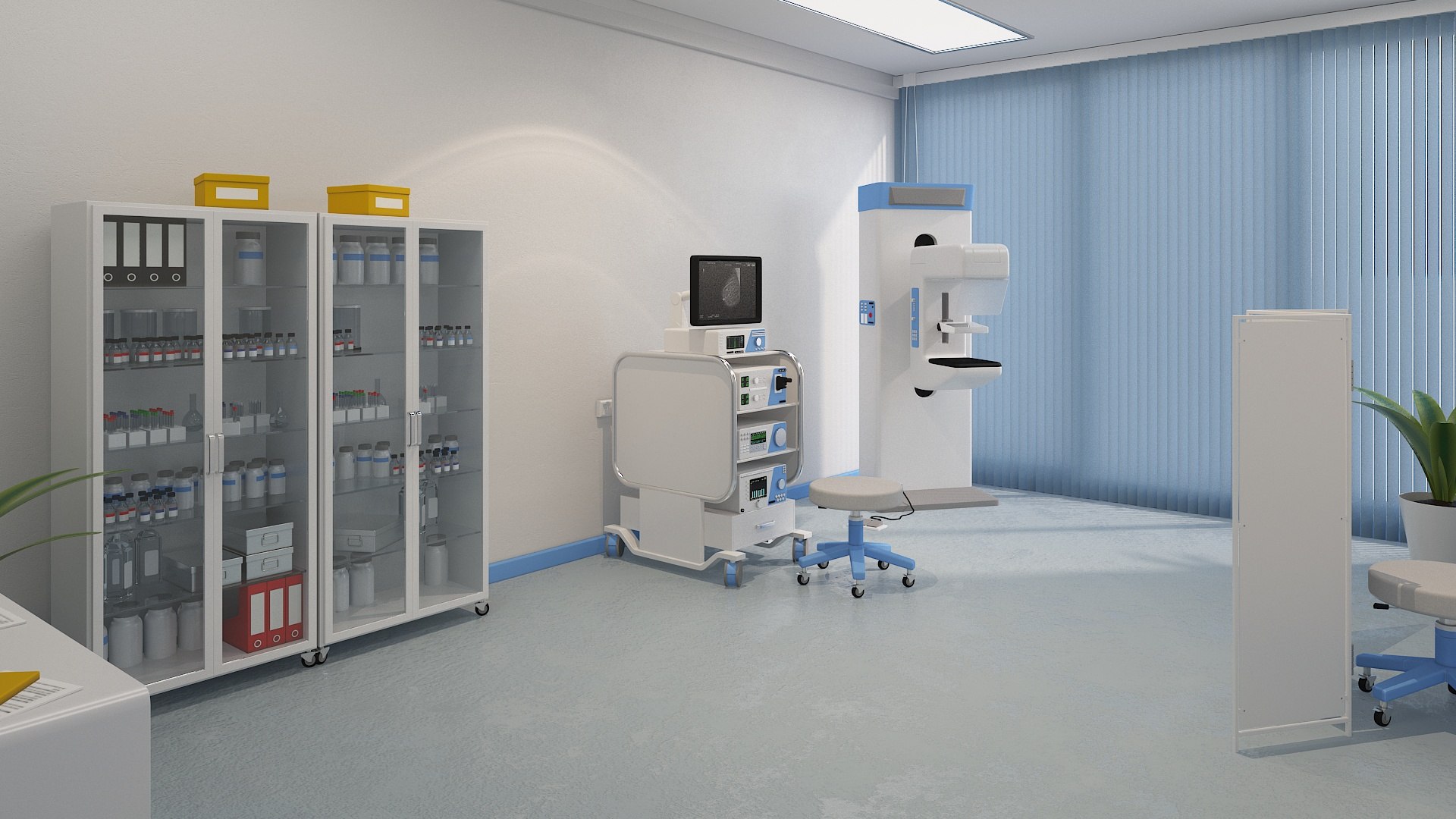 Mammography Room 3D - TurboSquid 2230142
