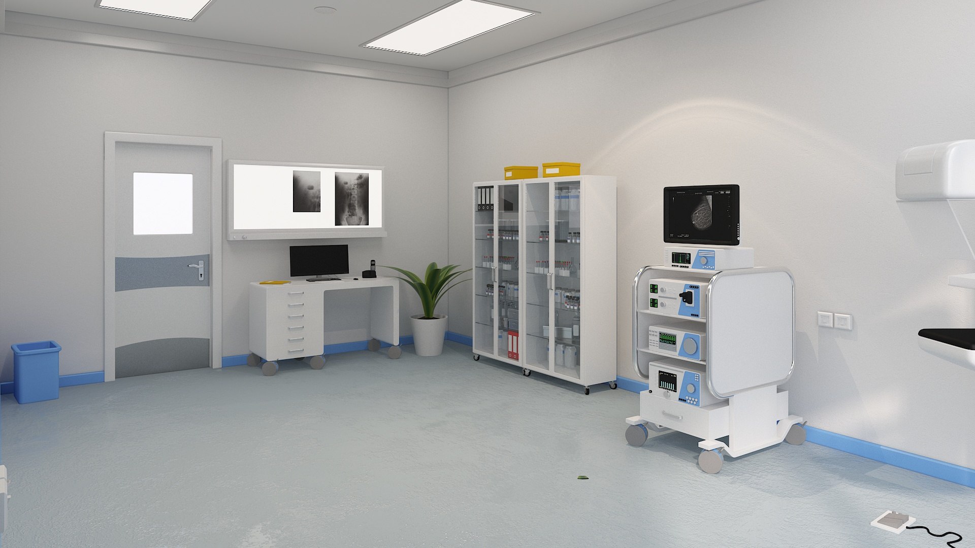 Mammography Room 3D - TurboSquid 2230142