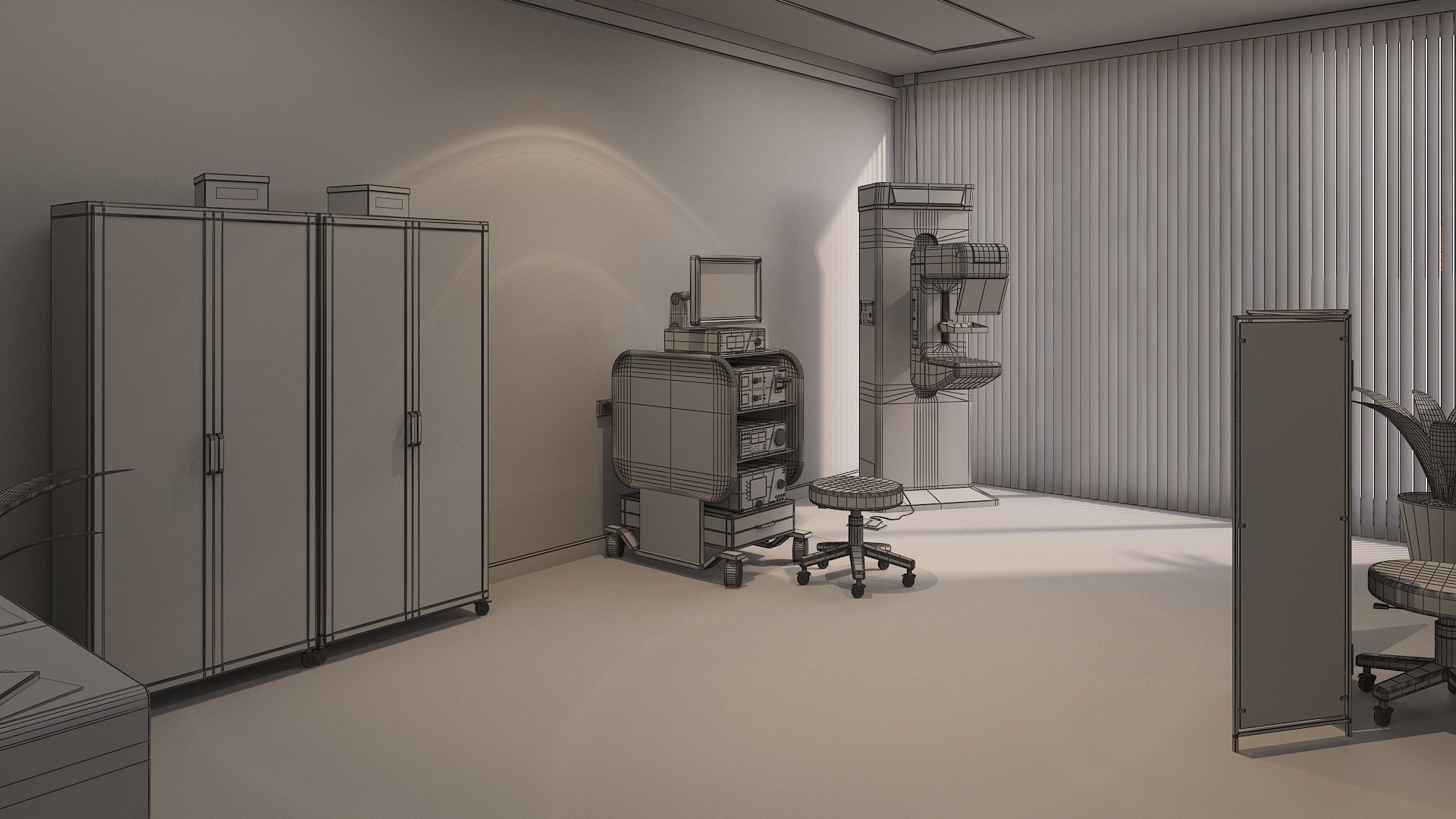 Mammography Room 3D - TurboSquid 2230142