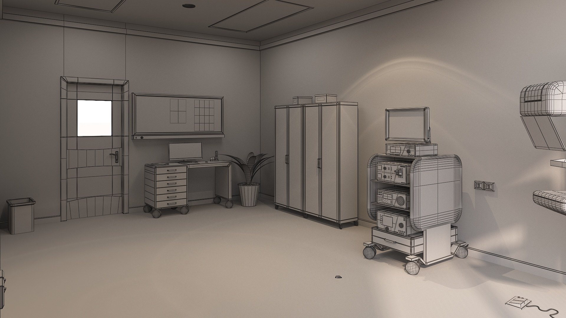 Mammography Room 3D - TurboSquid 2230142