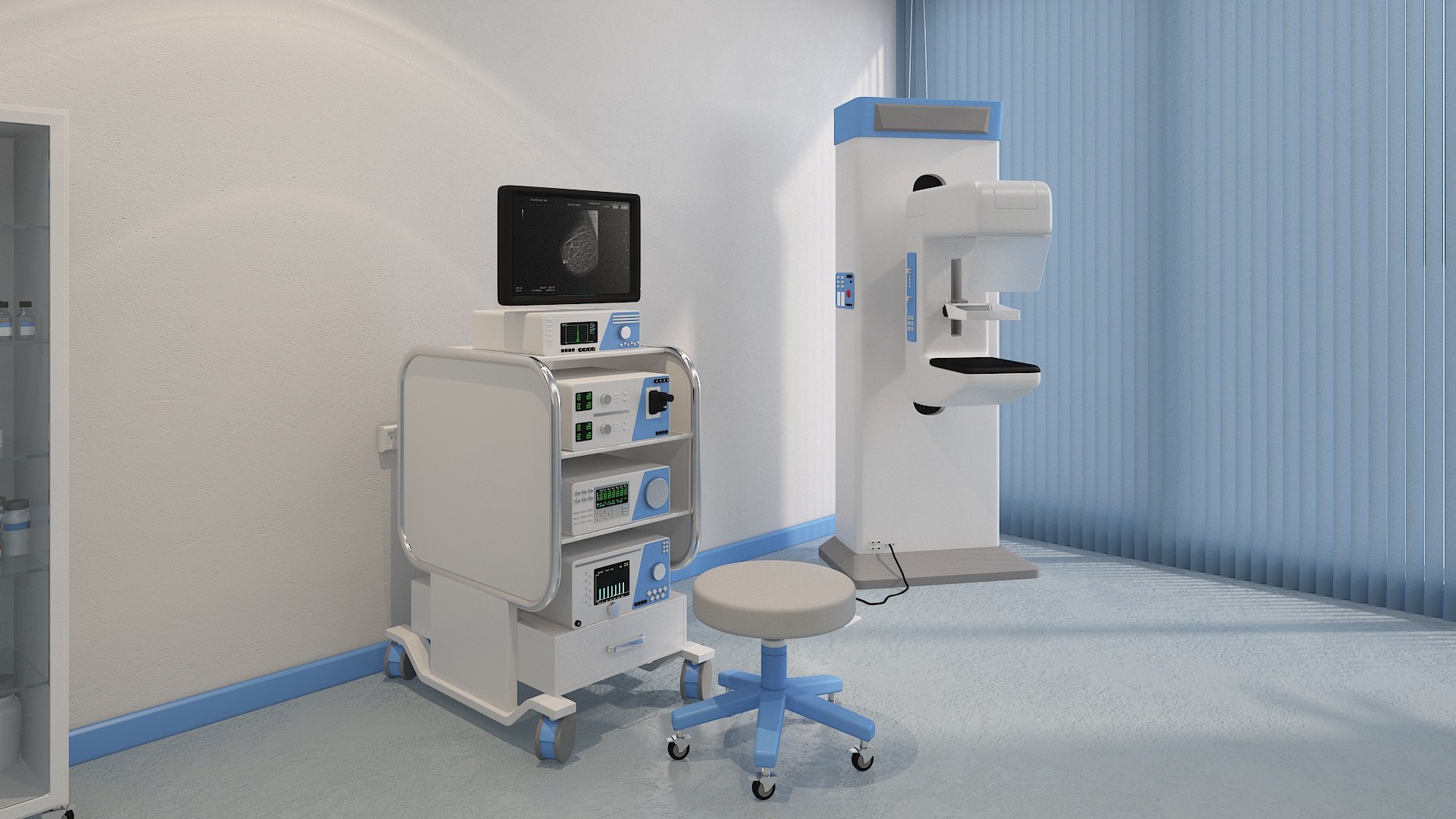 Mammography Room 3D - TurboSquid 2230142