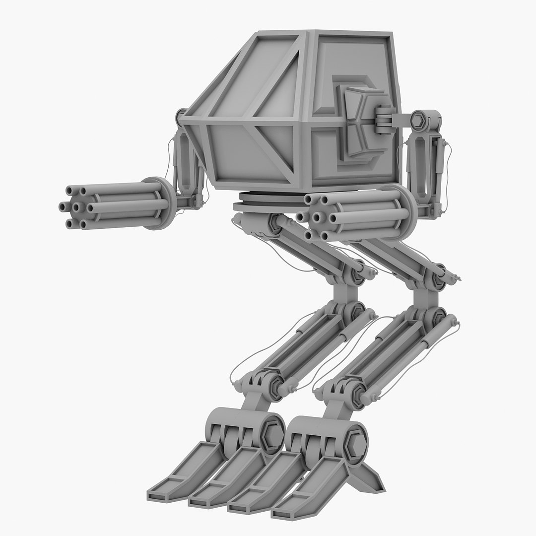 3D Robot Mech Warrior Model - TurboSquid 1625207