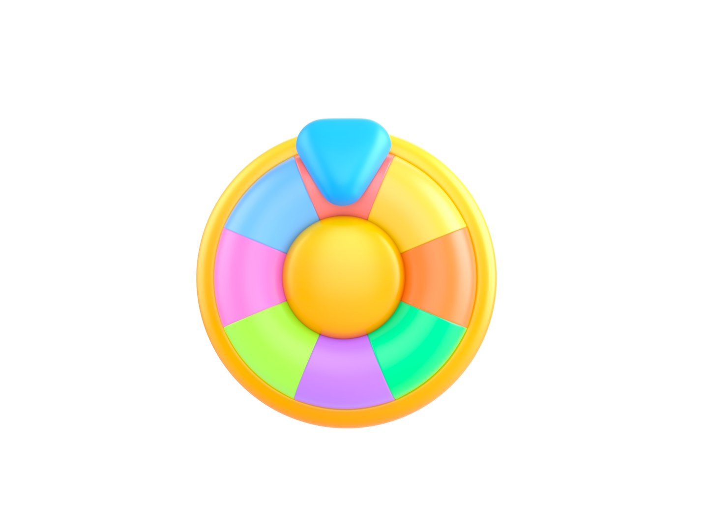 3D Prop284 Spin Wheel - TurboSquid 2222054
