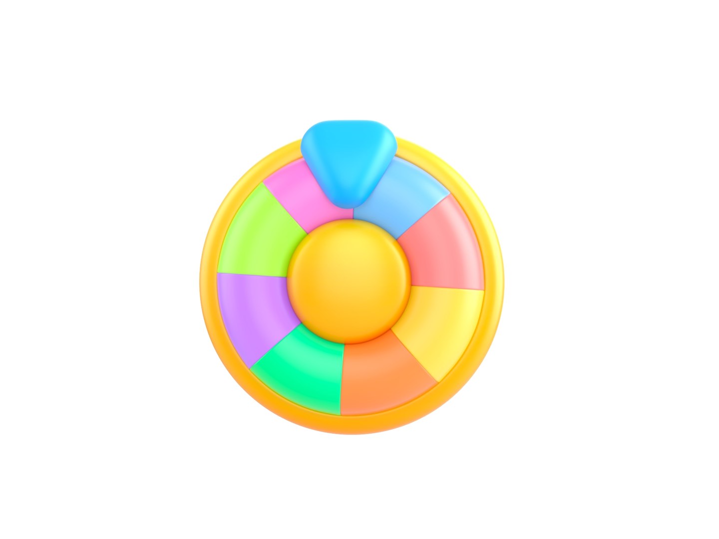 3D Prop284 Spin Wheel - TurboSquid 2222054