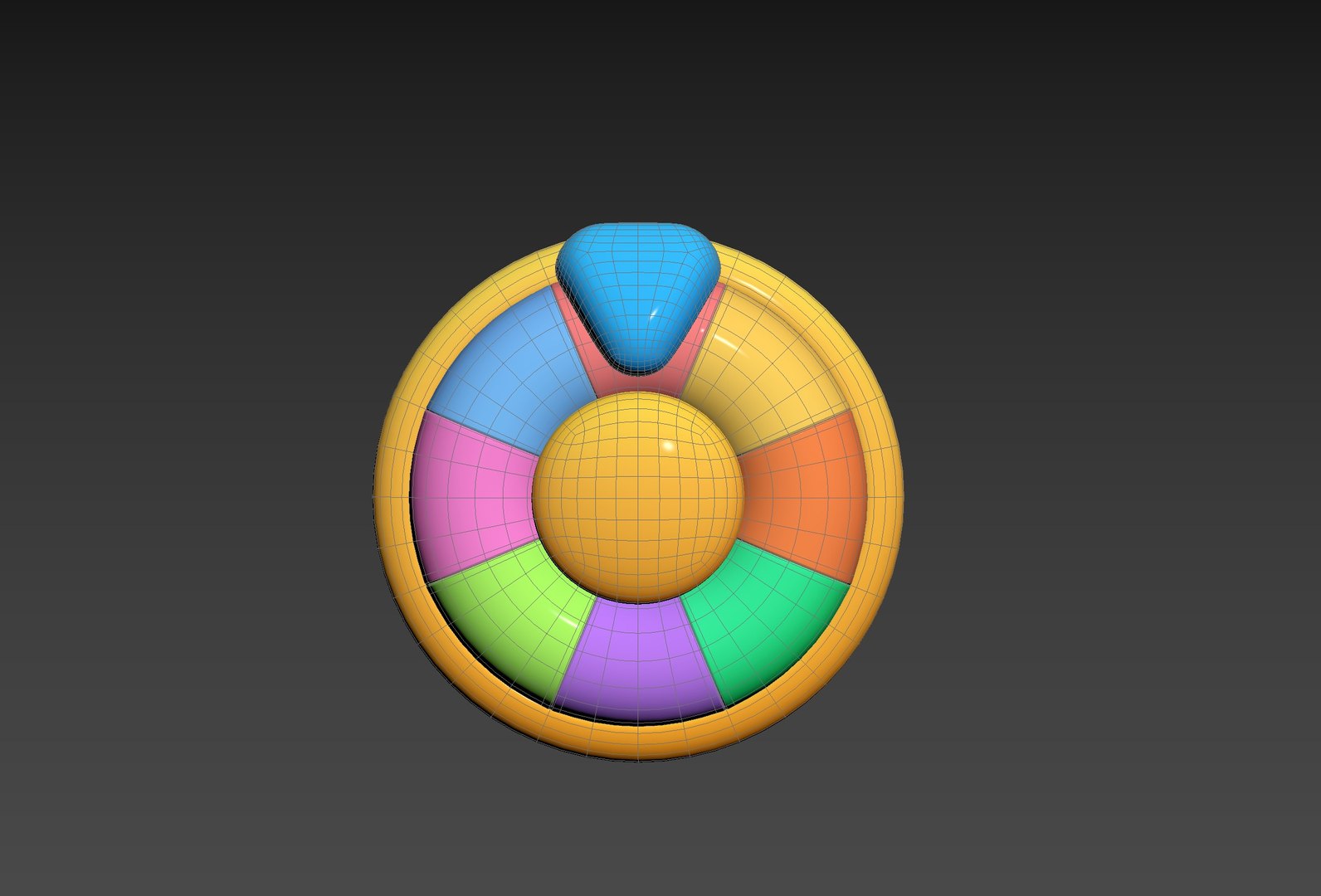 3D Prop284 Spin Wheel - TurboSquid 2222054